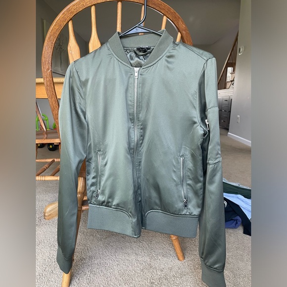 a.n.a | Jackets & Coats | Hunter Green Light Jacket | Poshmark